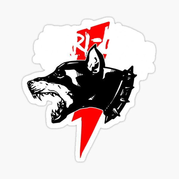 Pegatina «Zillakami x sosmula Hikari Ultra Logo Ciudad Morgue rojo Bolt ...