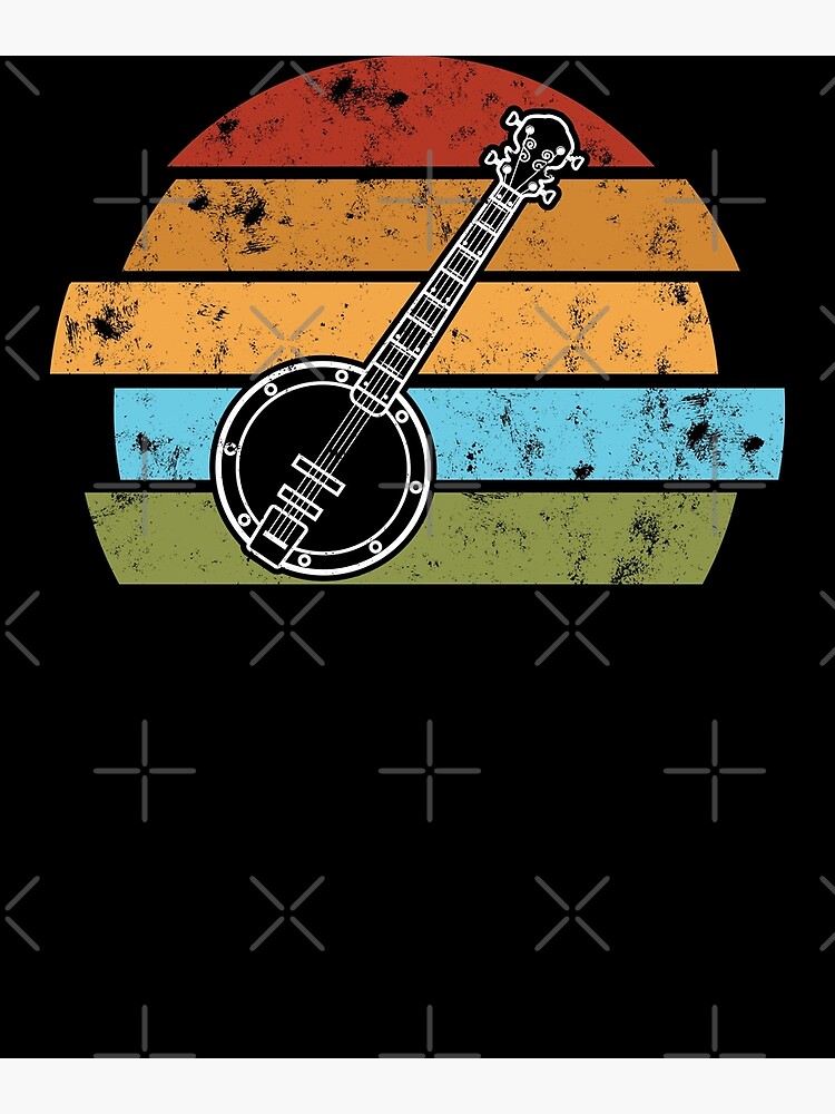 Banjo Design Banjo Guitar Banjo Players Premium Matte Vertical Poster ...