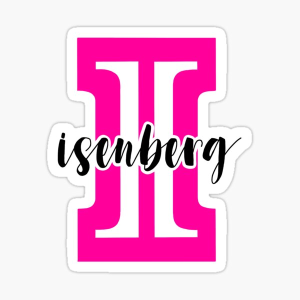 "UMass Amherst Isenberg Pink Logo" Sticker by cs332 | Redbubble