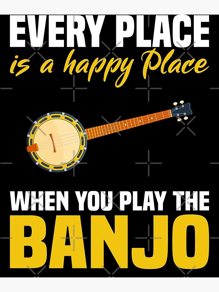 Banjo Design Banjo Guitar Banjo Players Premium Matte Vertical Poster ...