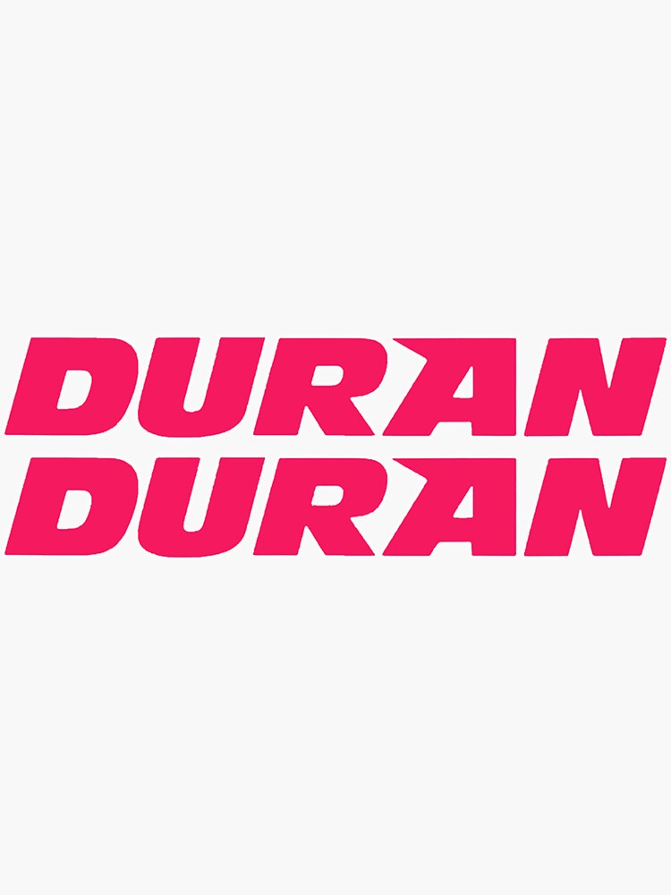 "Duran Duran logo" Sticker by FilomenaMachado | Redbubble