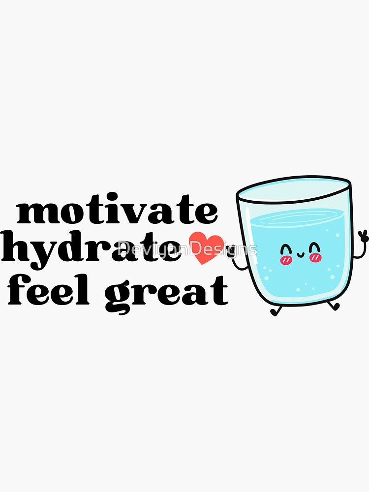 "Drink More Water | Cute Drink Water Inspo | Hydrate Feel Great | Fun ...