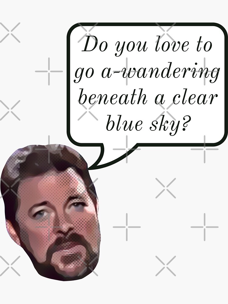 Jonathan Frakes Asks You Things Do You Love To Go A Wandering Beneath