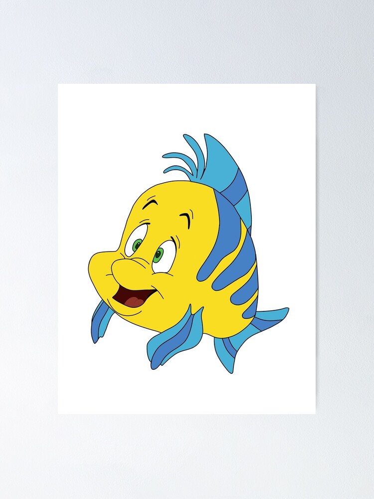 "Flounder fish" Poster by LimaCreates | Redbubble