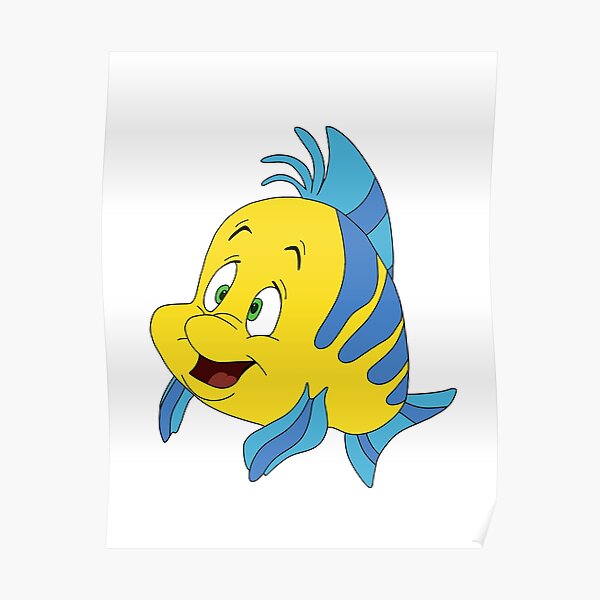 "Flounder fish" Poster by LimaCreates | Redbubble