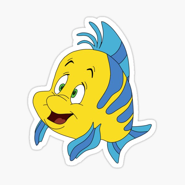 "Flounder fish" Sticker by LimaCreates | Redbubble