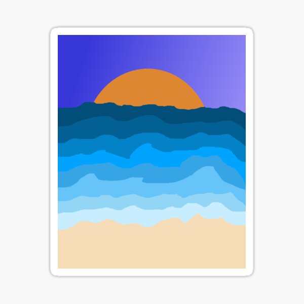 "Sunrise" Sticker for Sale by Atlas9987 | Redbubble