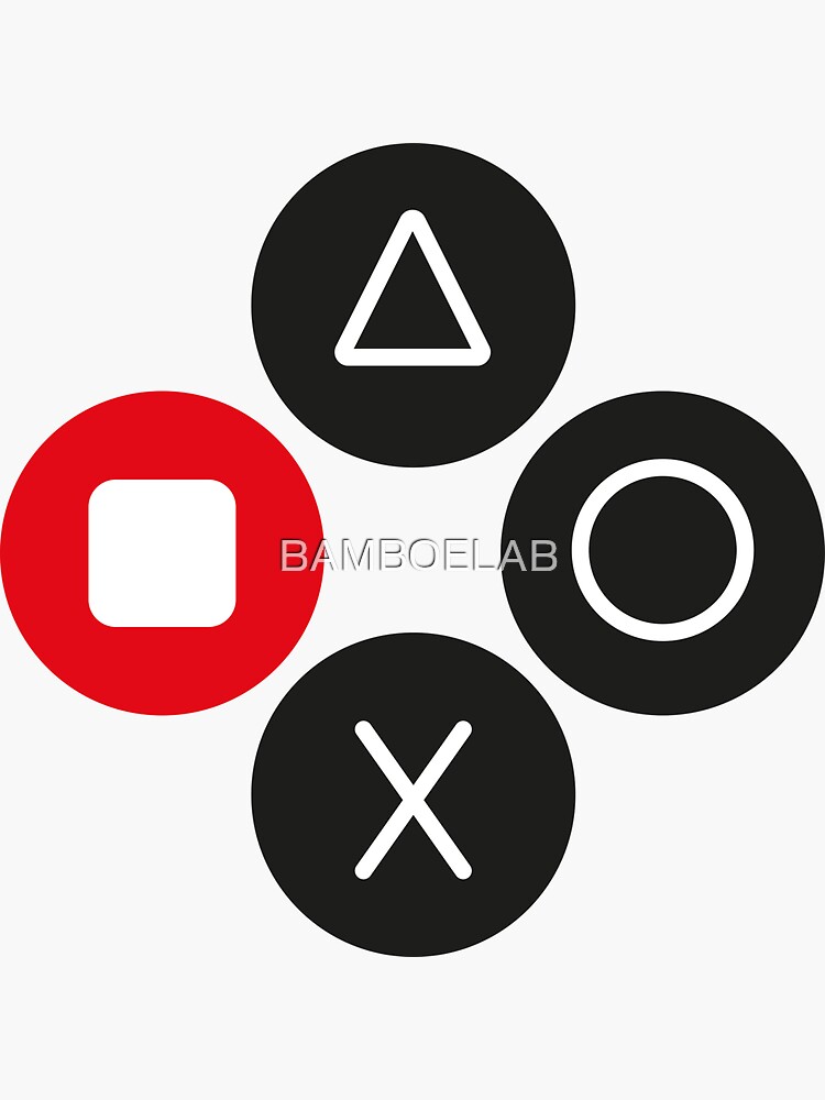 "Stop Play Game" Sticker by BAMBOELAB | Redbubble