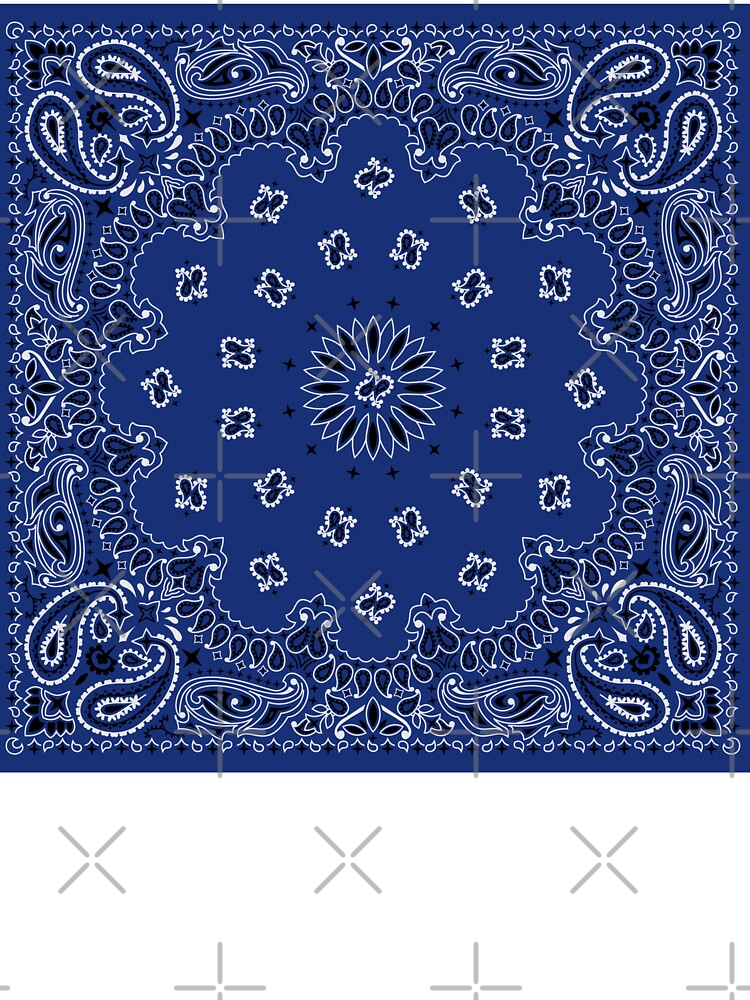 "Blue Bandana Pattern" Kids T-Shirt for Sale by CoLoRLifeDesign | Redbubble