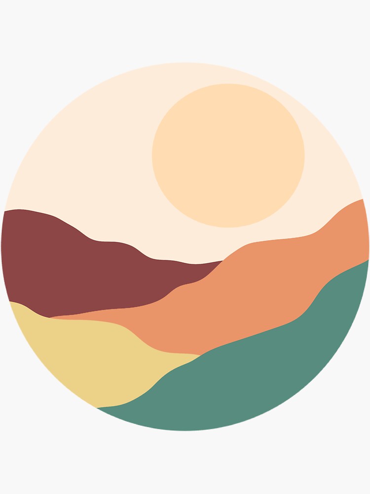 "Desert Sticker" Sticker for Sale by studiotango | Redbubble