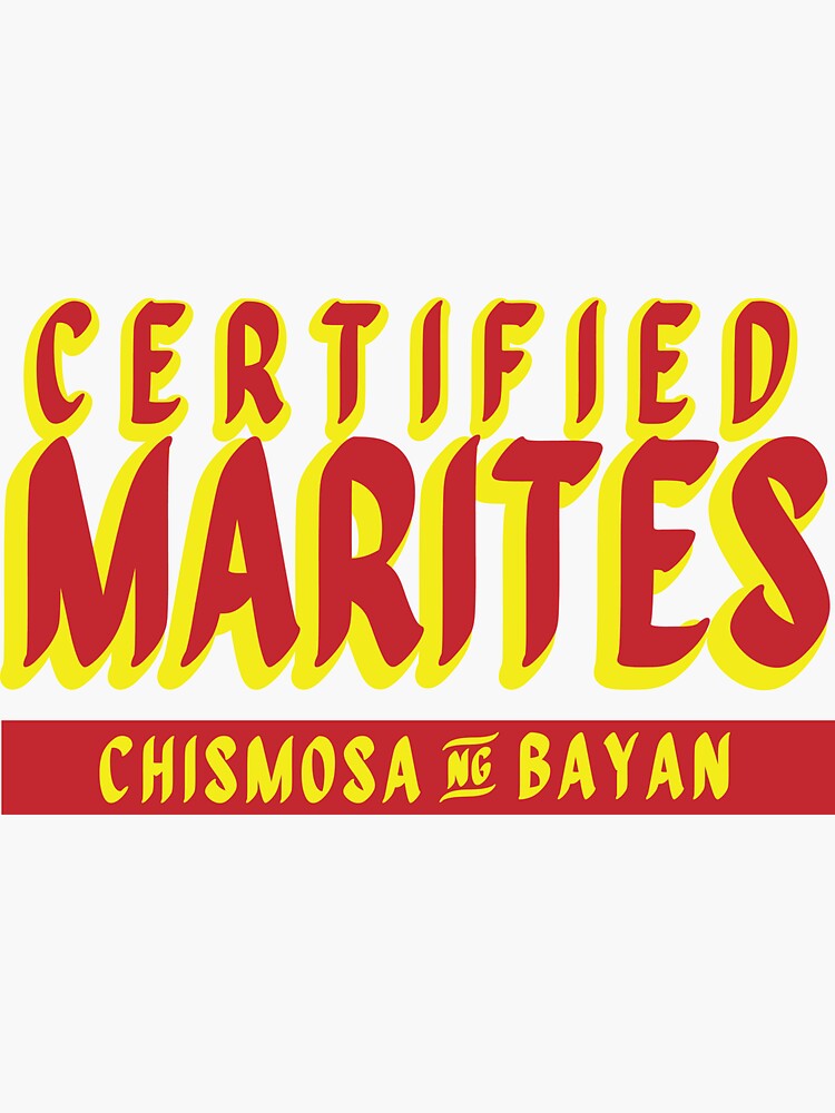 "Certified marites" Sticker by fireforge182 | Redbubble