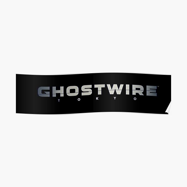 "Ghostwire Tokyo v1 logo" Poster for Sale by JCBA | Redbubble