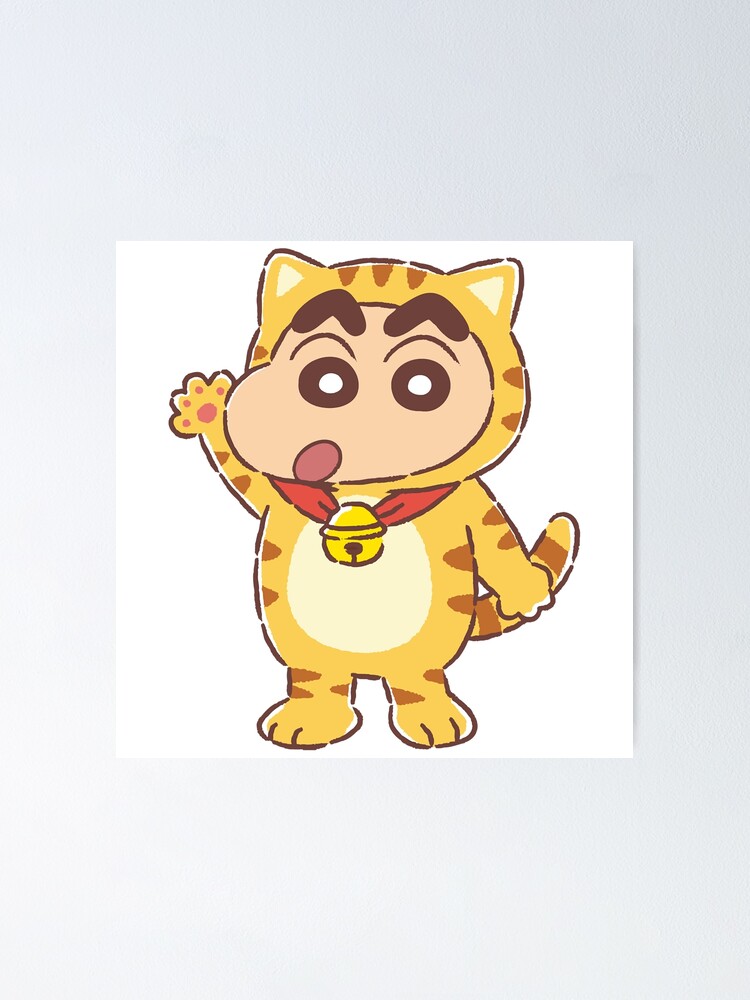 "Crayon Shin-chan Kitten Play party Shin-chan" Poster by MikaylaBustard ...