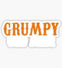 Grumpy Old Man Stickers | Redbubble