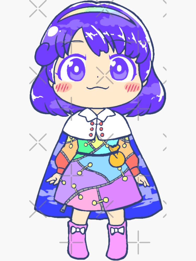 "CHIBI CHIMATA - Touhou" Sticker by TR1PW1R3 | Redbubble