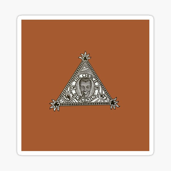 "Church of the Subgenius Chiffon Top" Sticker by SarahAnbuhl | Redbubble
