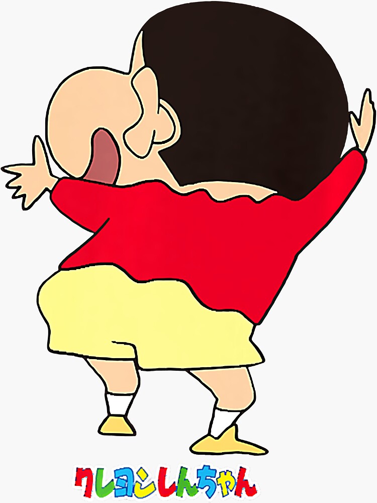"Crayon Shin-chan Smile Shin-chan" Sticker by MollyKirkwood | Redbubble