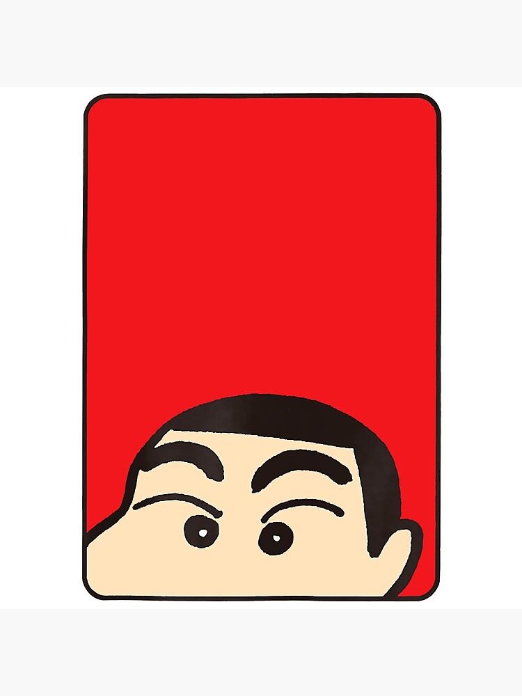 "Shin-chan Face" Poster for Sale by MollyKirkwood | Redbubble
