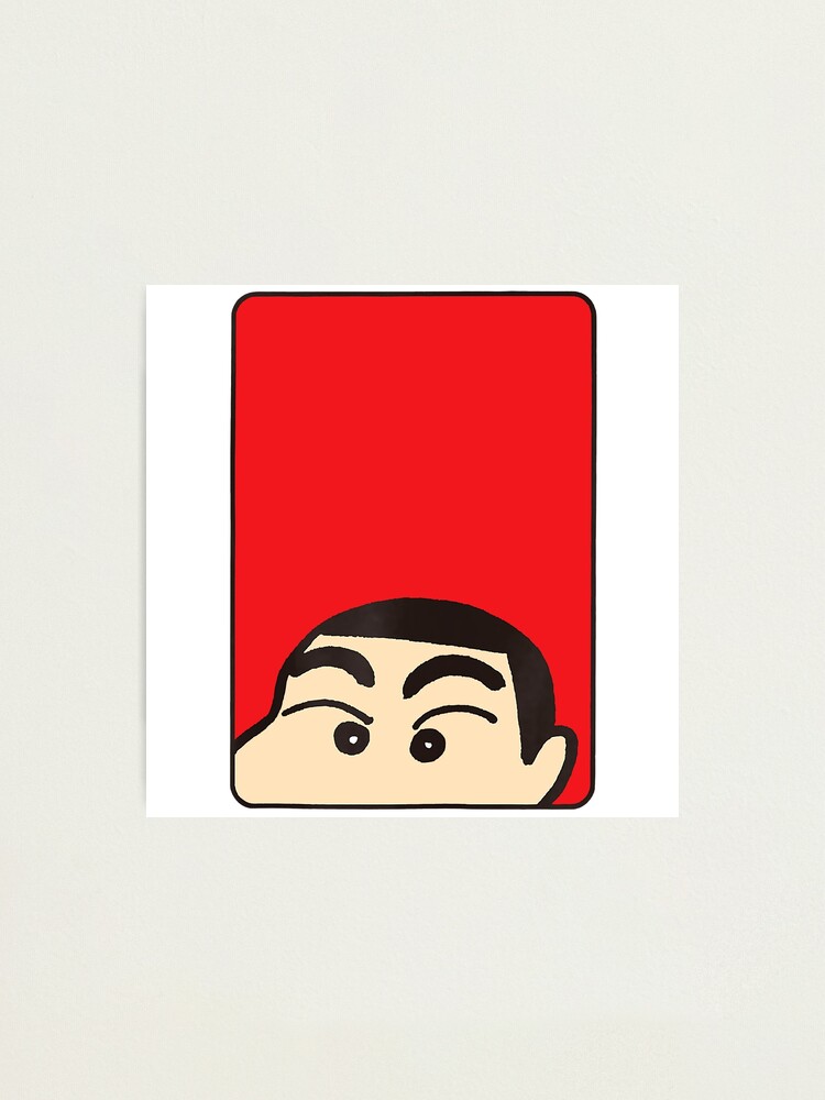 "Shin-chan Face" Photographic Print for Sale by MollyKirkwood | Redbubble