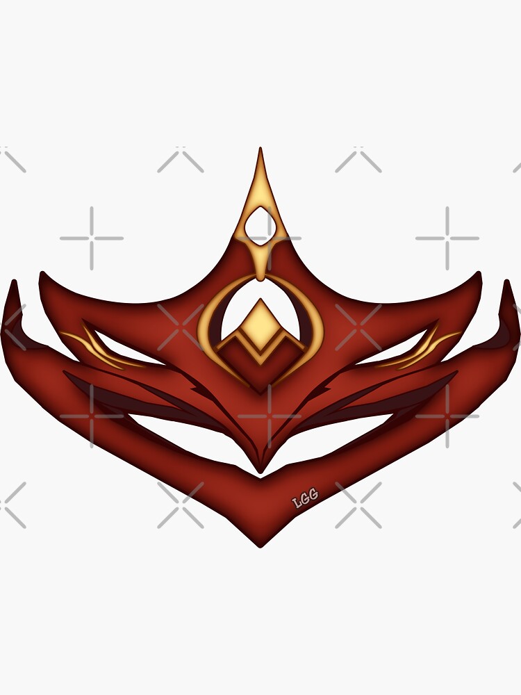 "Childe/Tartaglia's Mask (Version 1)" Sticker for Sale by LetsGetGEEKY ...