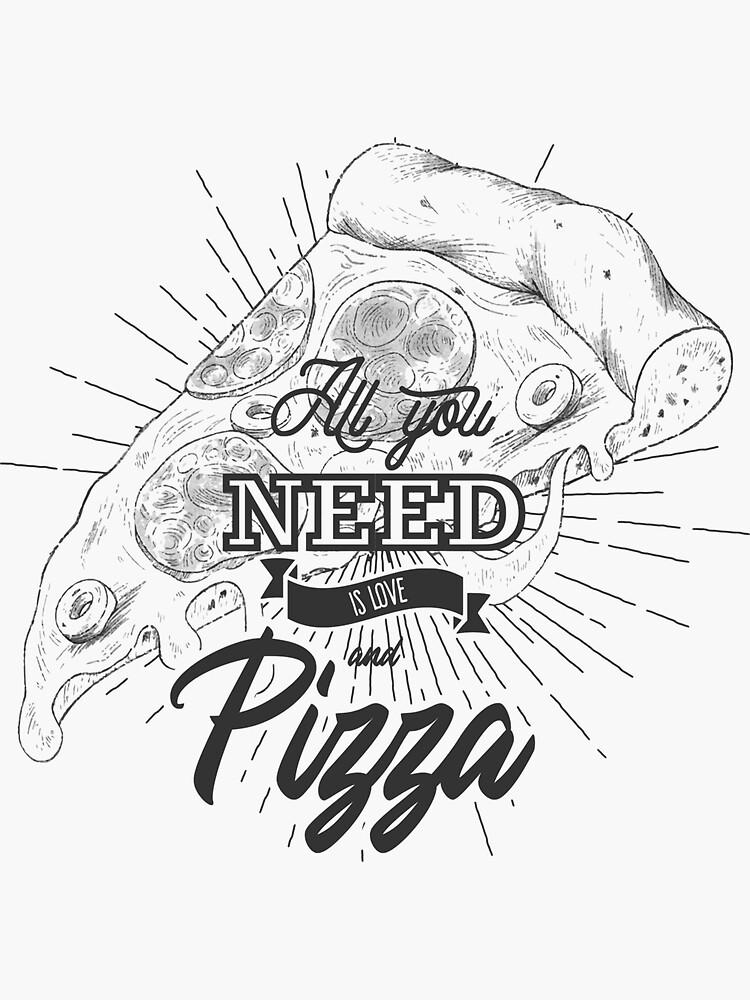 "funny pizza cool design" Sticker by 61SHOP | Redbubble