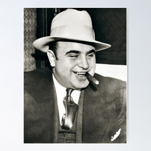Póster for Sale con la obra «Cigarro al capone fumando» de Dripkomplex ...