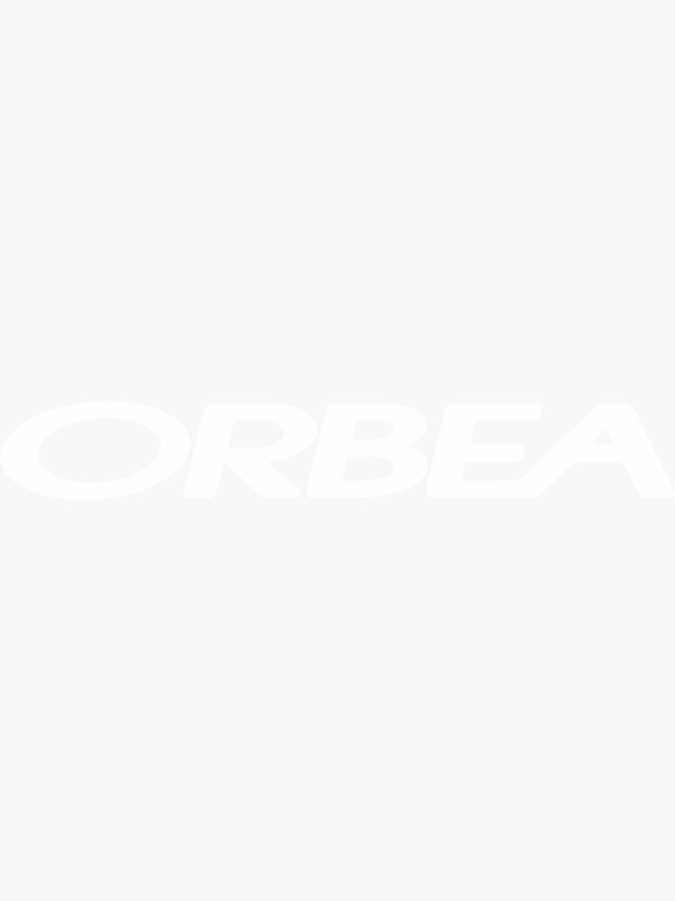 "simple orbea bikes logo designs" Sticker by jadesavin | Redbubble