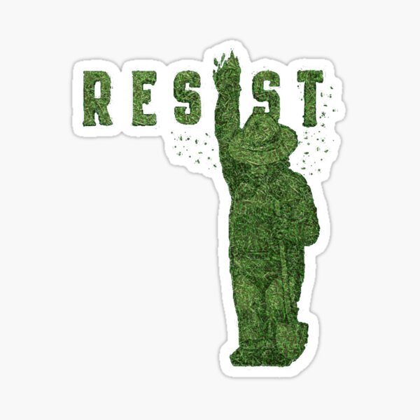 "Smokey Bear Says Resist T-Shirt" Sticker by colorvision1 | Redbubble