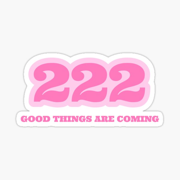 "Angel Number 222" Sticker by venusbyliv | Redbubble