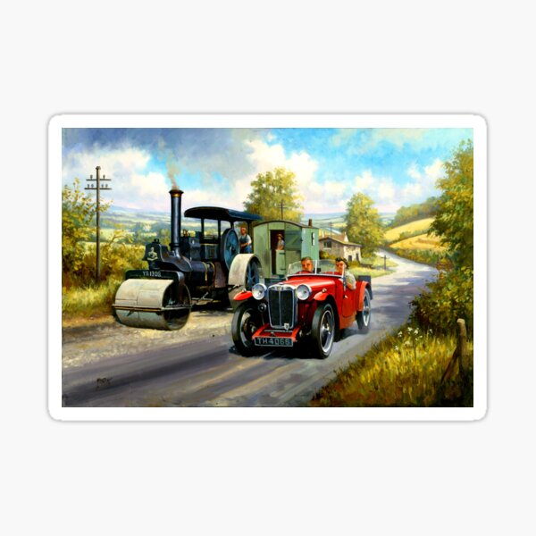 "MG M type Midget " Sticker for Sale by artistjeffries | Redbubble