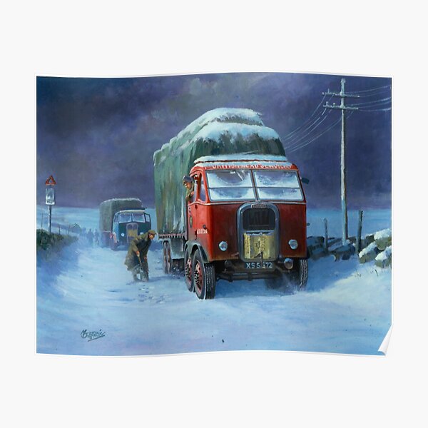 "BRS Scammell R8" Poster for Sale by artistjeffries | Redbubble