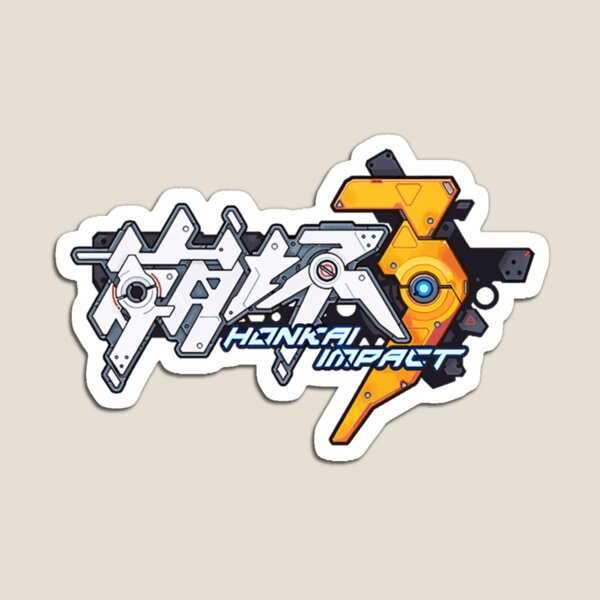 "honkai illustrasi logo " Magnet for Sale by CosCosEars | Redbubble