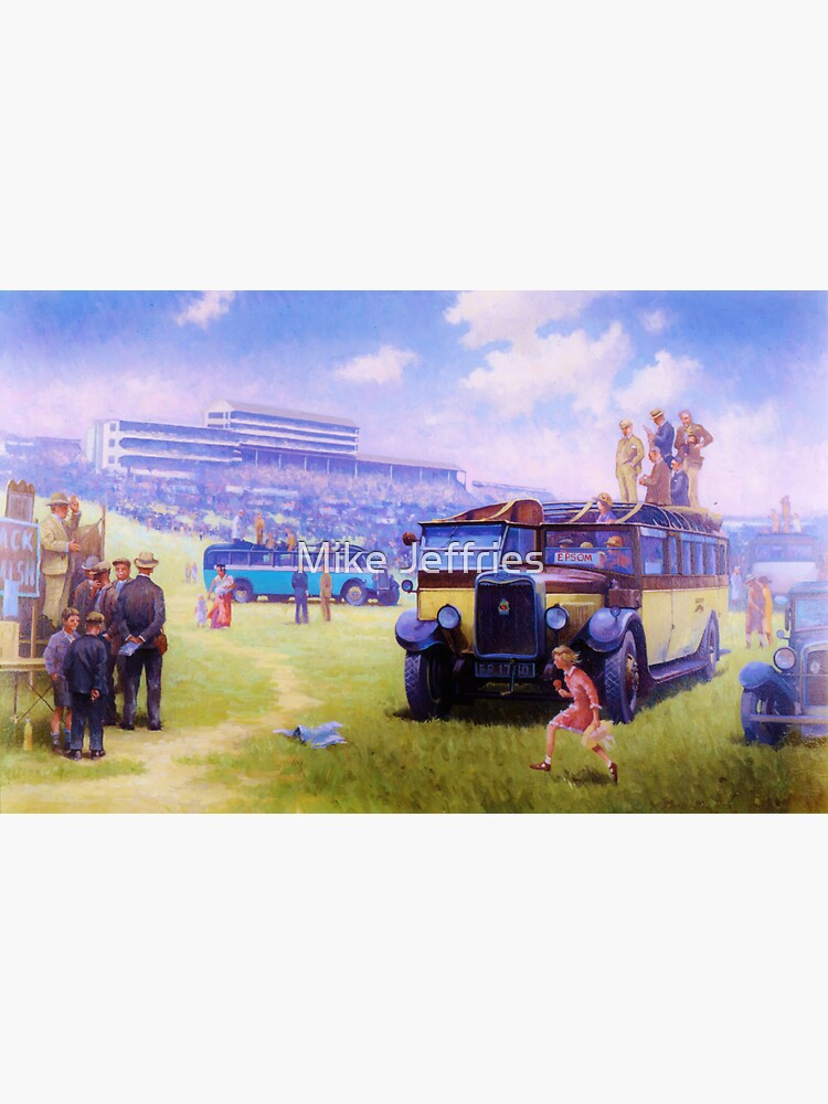 "Leyland Lioness coach 1934." Sticker by artistjeffries | Redbubble