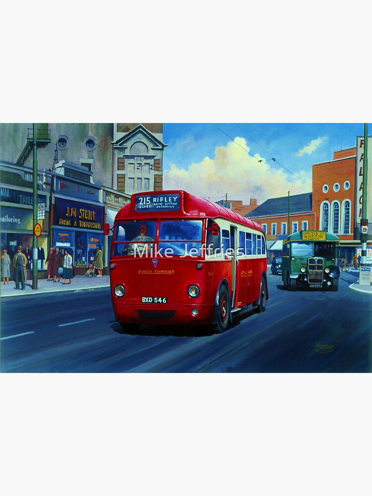 "London Transport's AEC Q type" Sticker by artistjeffries | Redbubble