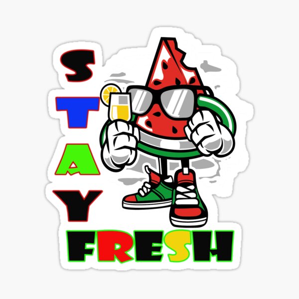 "Stay fresh - stay cool summer edition - stay calm" Sticker by ...