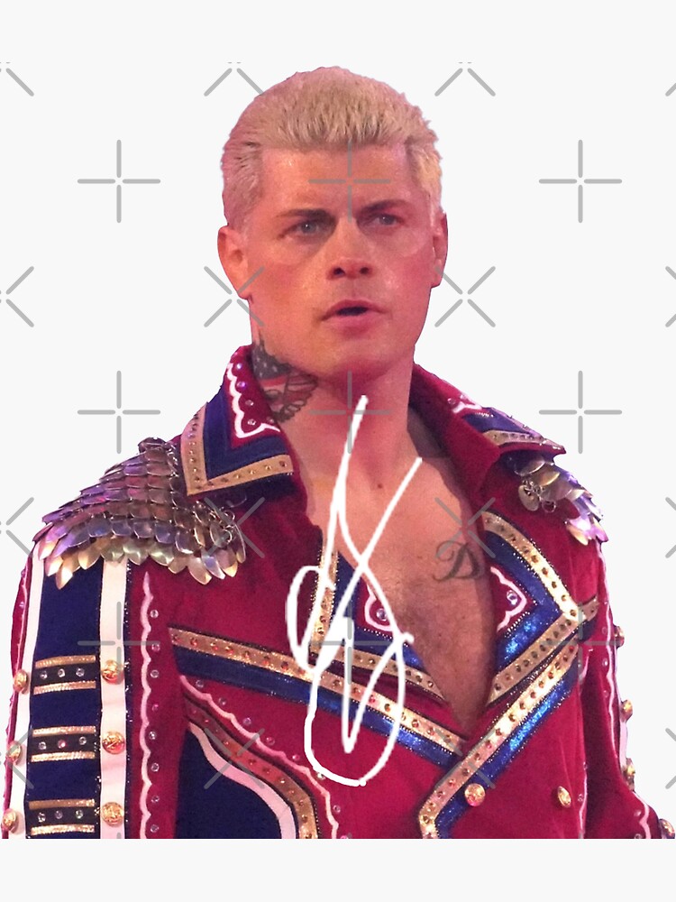 "Cody Rhodes trendy" Sticker by marisamcgahan | Redbubble
