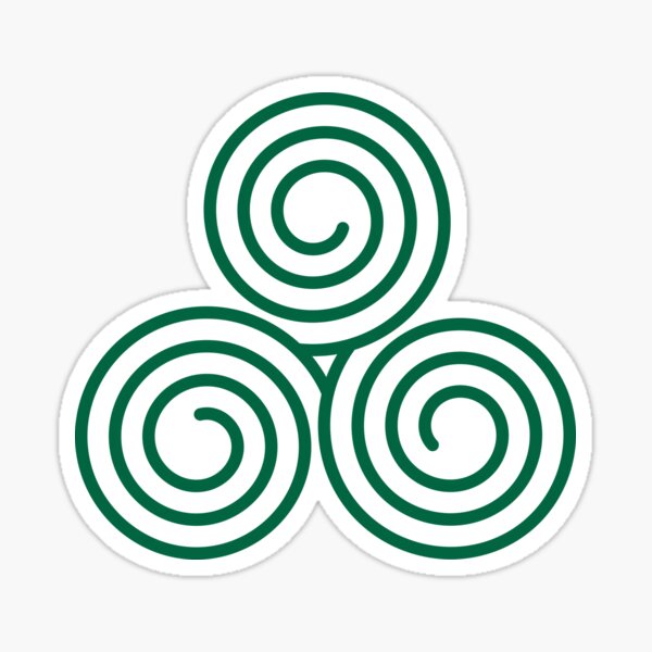 "Triskelion" Sticker by TashaVector | Redbubble