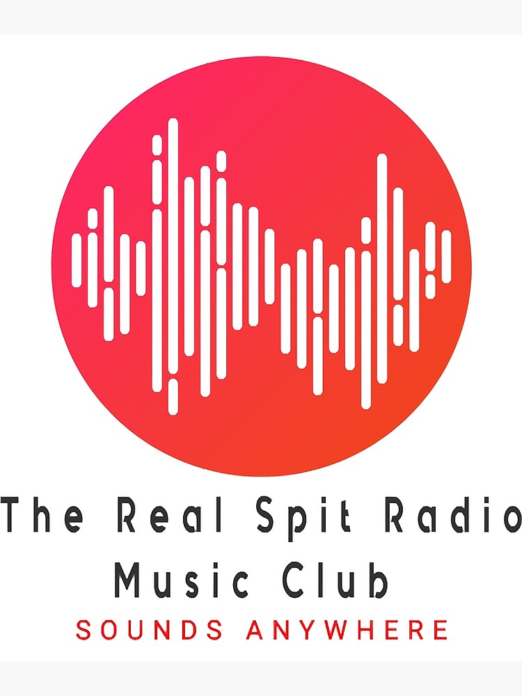 "Real Spit Radio Club Logo" Art Print for Sale by JezebelWang | Redbubble