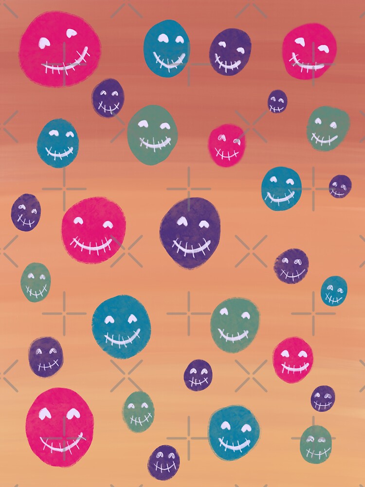 "Stitched Smiley - The Most Colourful " Sticker for Sale by Ro8thie ...