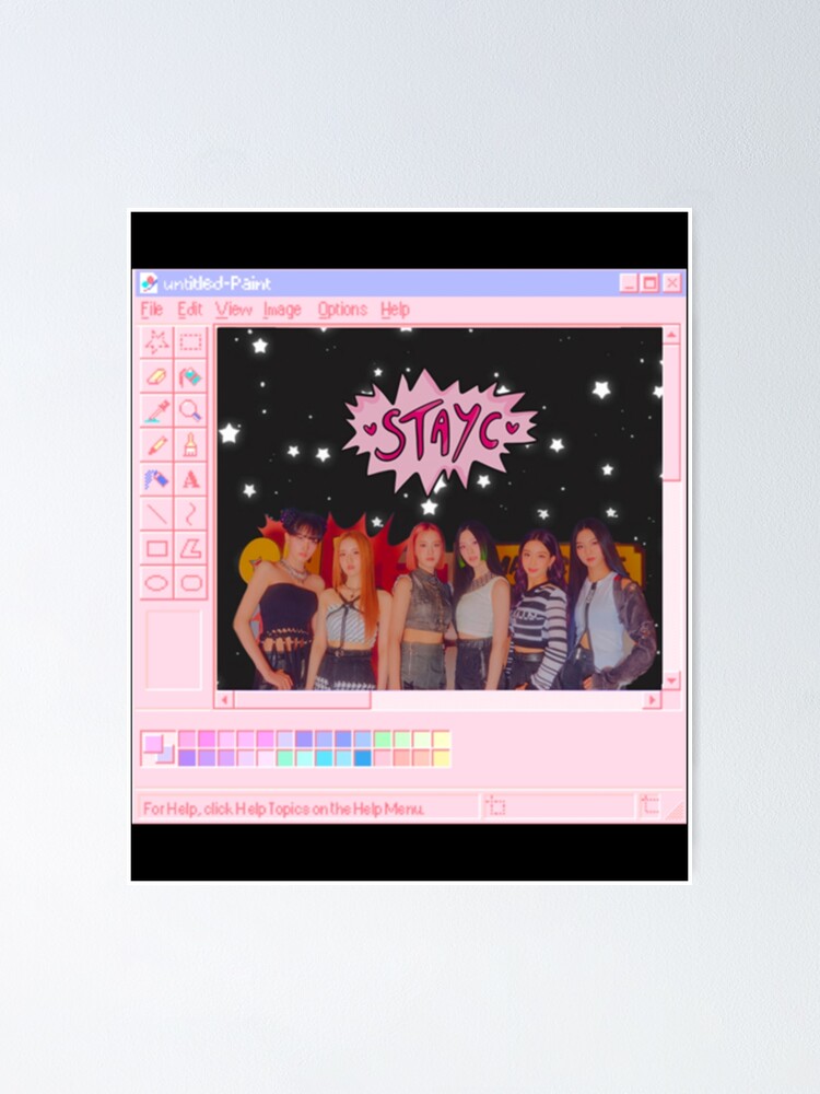 "STAYC - kpop - aesthetic edit " Poster for Sale by KallMart | Redbubble