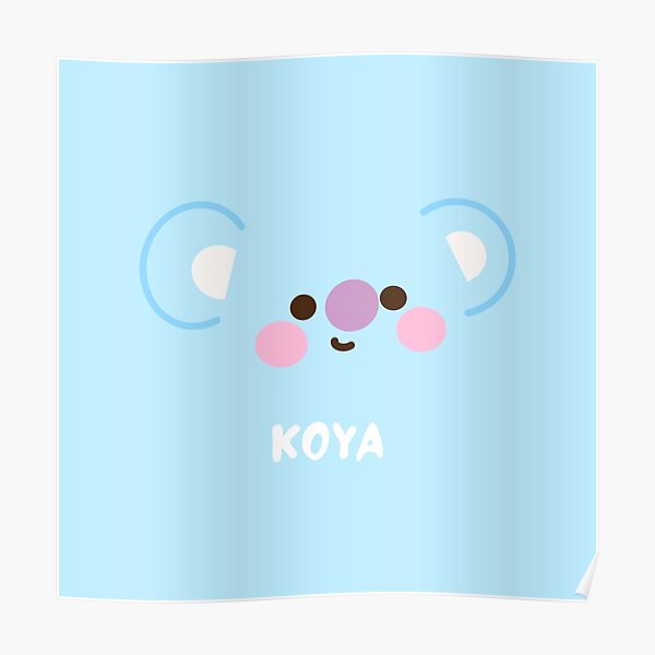 "Cute Baby BTS BT21 Character Koya" Poster for Sale by shiminee | Redbubble