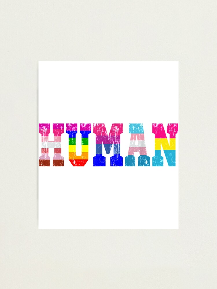 "LGBT Human Flag LGBTQ Rainbow Flag - LGBTQIA+ - Pride Month, LGBT Flag ...