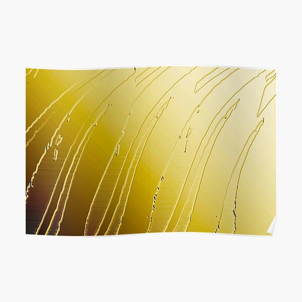 "Graduated Golden Traces" Poster for Sale by fatenanwar | Redbubble