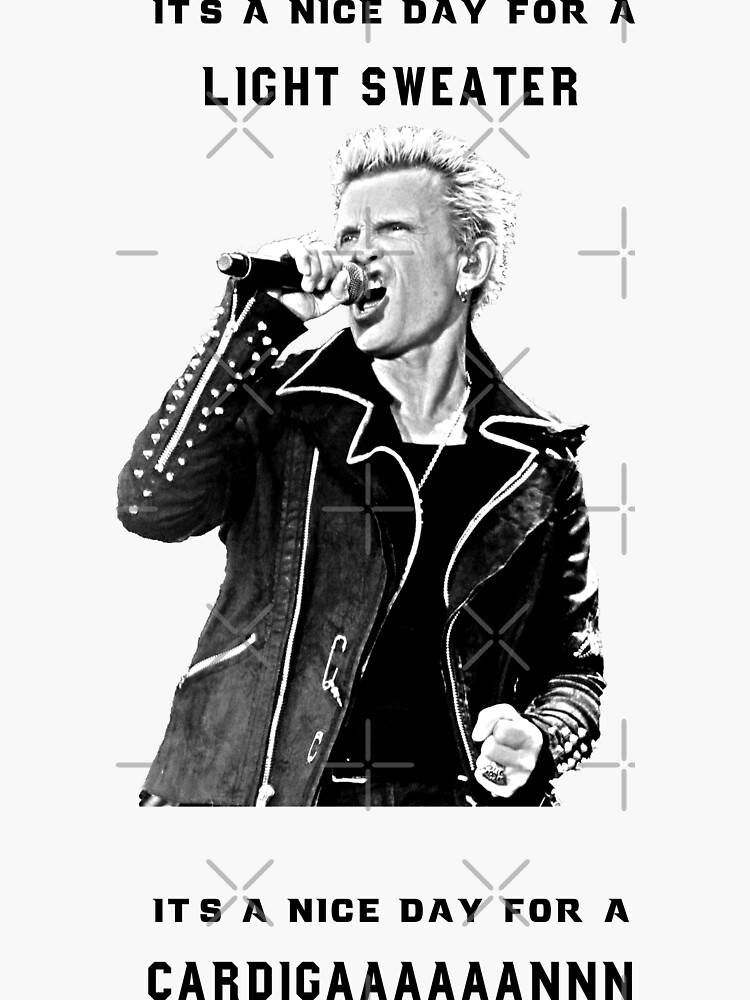 "Nice day for a light sweater" Sticker by GeekThreads | Redbubble