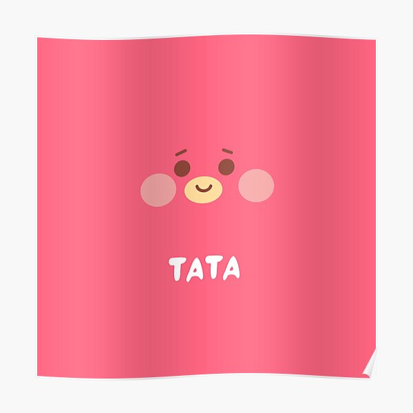 "Cute Baby BTS BT21 Character Tata" Poster for Sale by shiminee | Redbubble