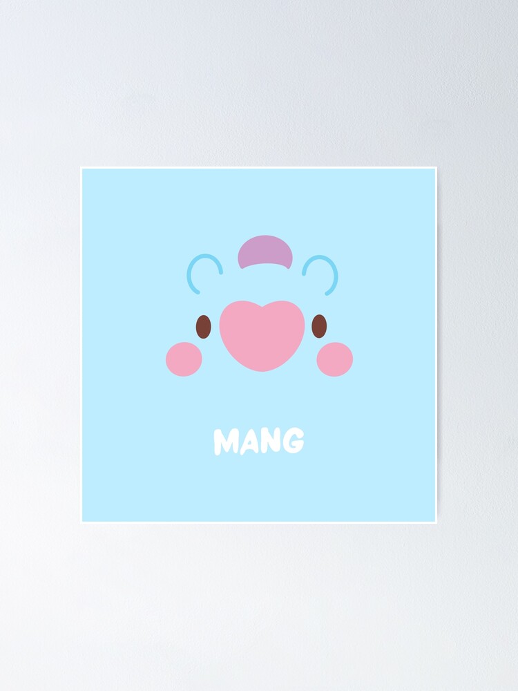 "Cute Baby BTS BT21 Character Mang" Poster for Sale by shiminee | Redbubble