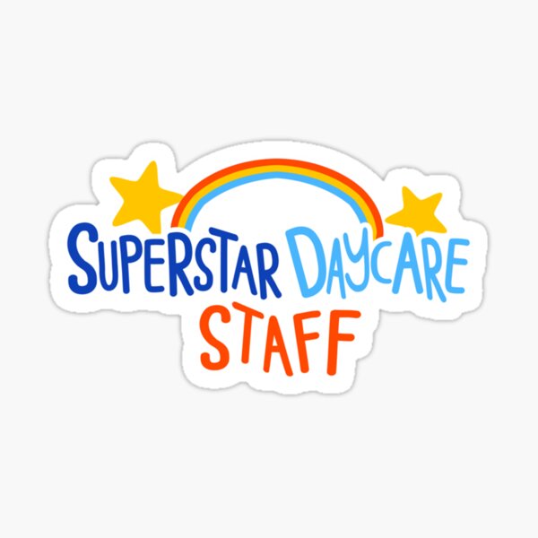 "Superstar Daycare Staff Classic T-Shirt" Sticker for Sale by ...