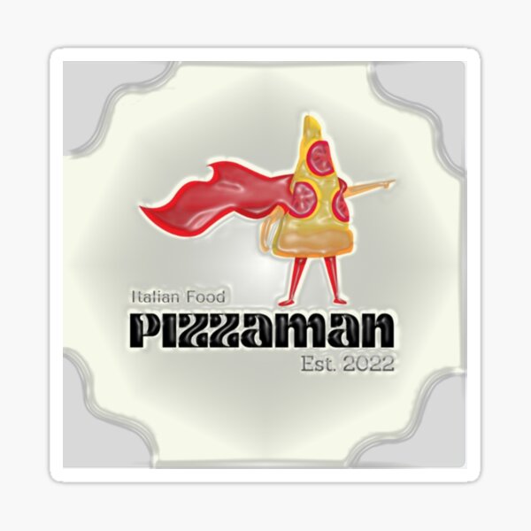 "PİZZAMAN" Sticker for Sale by imdatceri | Redbubble