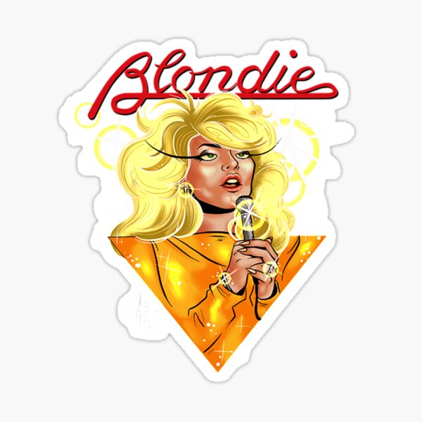 "Blondie" Sticker for Sale by giffeecklisb | Redbubble