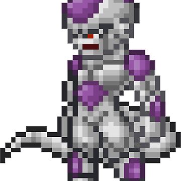 "Frieza Final Form Pixel Edition" Sticker for Sale by adventfan | Redbubble